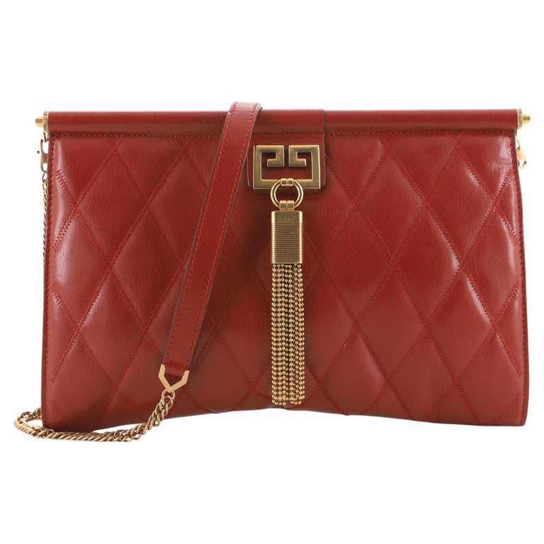 Givenchy Gem Shoulder Bag Quilted Leather Small For Sale at 1stDibs