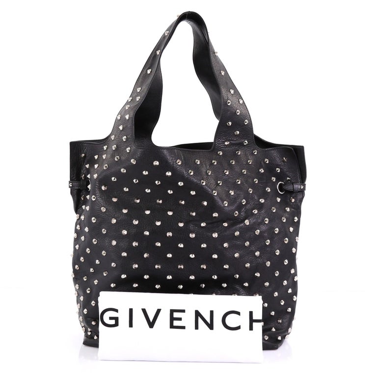 Givenchy George V Bag Studded Leather at 1stDibs