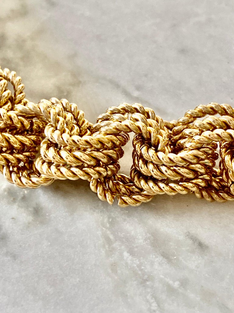 Givenchy Gold Chain Neckalce, France, 1980s For Sale at 1stDibs