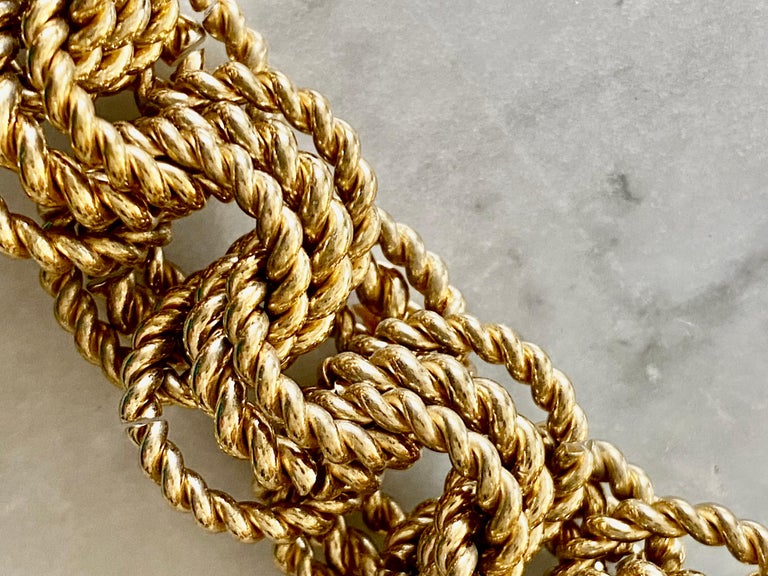 Givenchy Gold Chain Neckalce, France, 1980s For Sale at 1stDibs