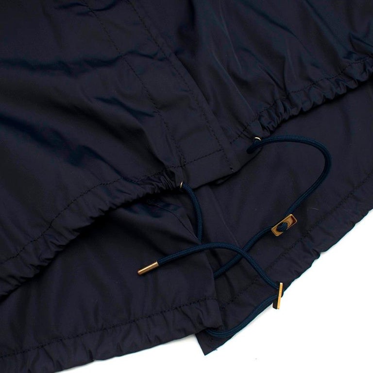 Givenchy Green and Blue Trench Raincoat - Size US 8 For Sale at 1stDibs