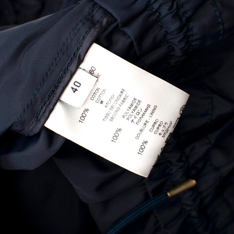 Givenchy Green and Blue Trench Raincoat - Size US 8 For Sale at 1stDibs