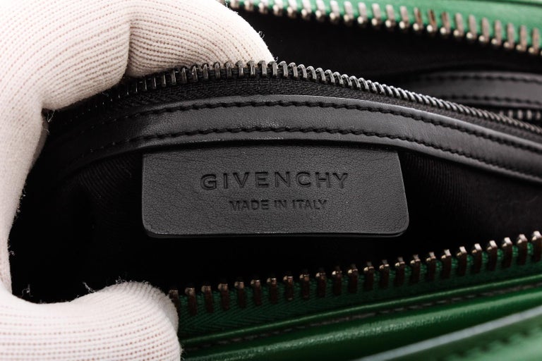 Givenchy Green Leather Small Antigona Satchel Bag at 1stDibs | green ...