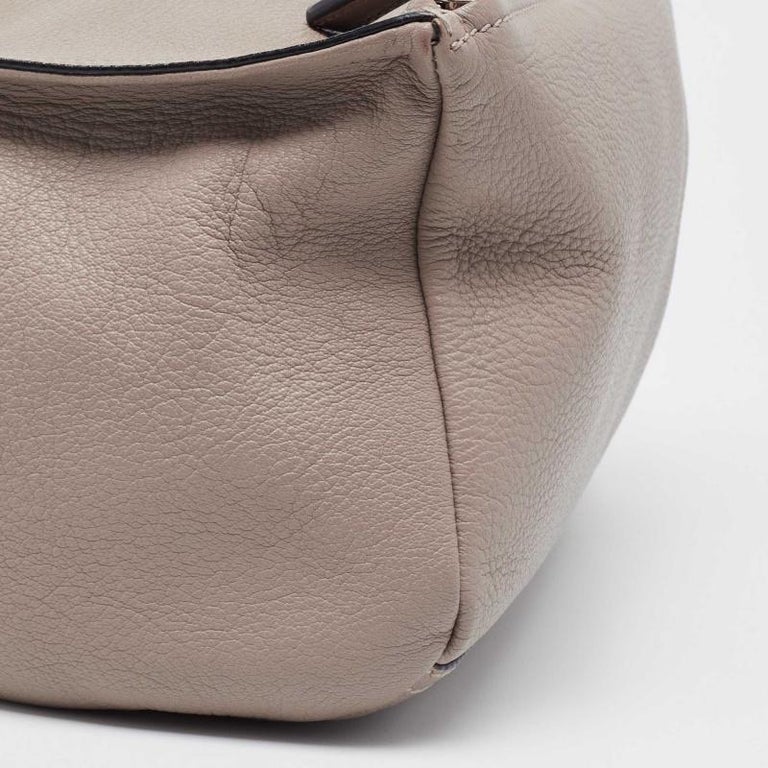 Givenchy Grey Leather Small Pandora Shoulder Bag at 1stDibs