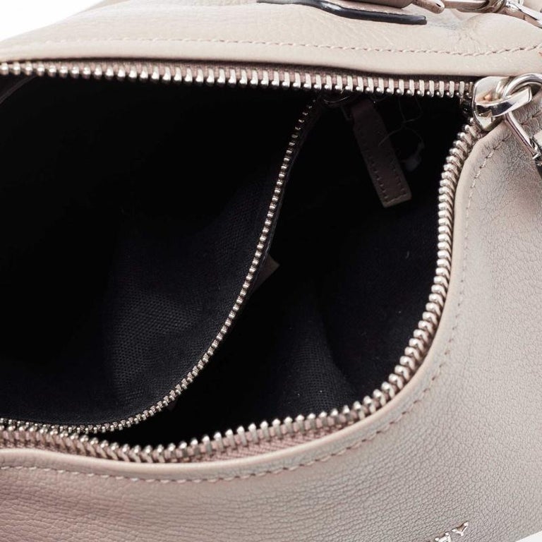 Givenchy Grey Leather Small Pandora Shoulder Bag at 1stDibs