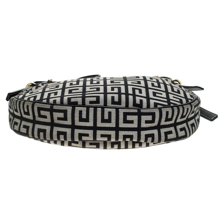 Givenchy Grey Monogram Canvas Tassel Hobo For Sale at 1stDibs ...