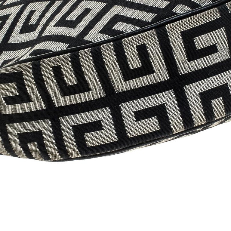 Givenchy Grey Monogram Canvas Tassel Hobo For Sale at 1stDibs ...