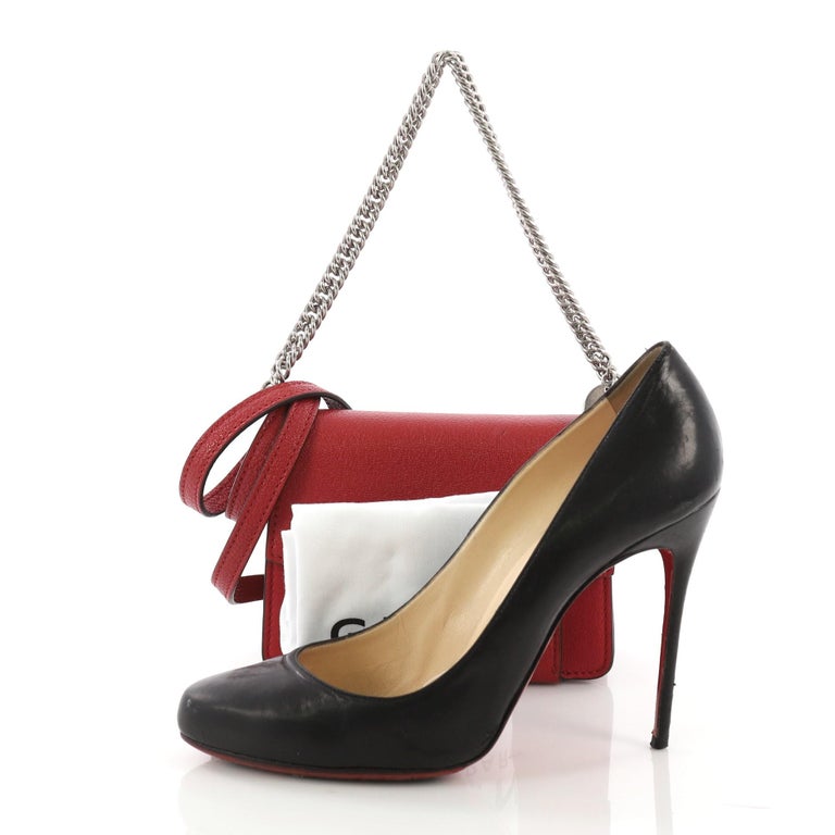 Givenchy GV3 Flap Bag Leather Mini at 1stDibs