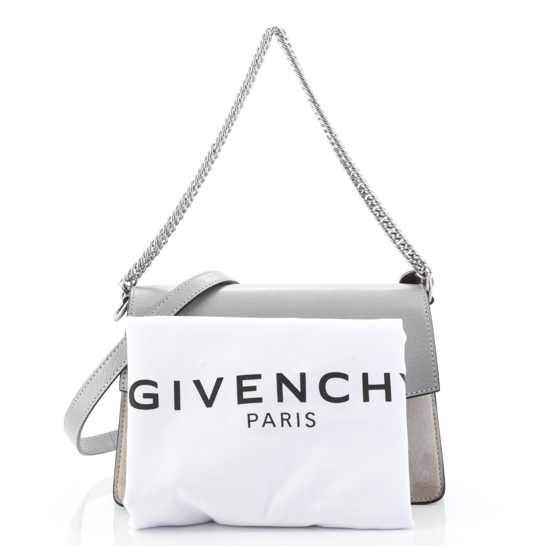 Givenchy GV3 Flap Bag Leather Small at 1stDibs | givenchy flap bag ...