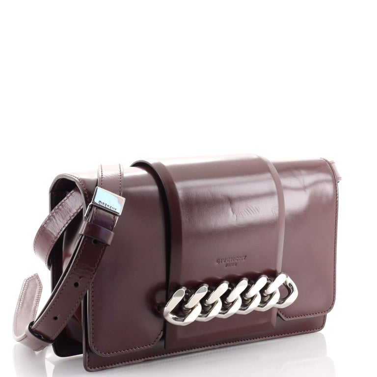 Givenchy Infinity Flap Bag Leather Small at 1stDibs