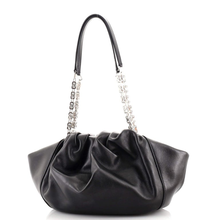 Givenchy Kenny Lock Handbag Leather Small For Sale at 1stDibs