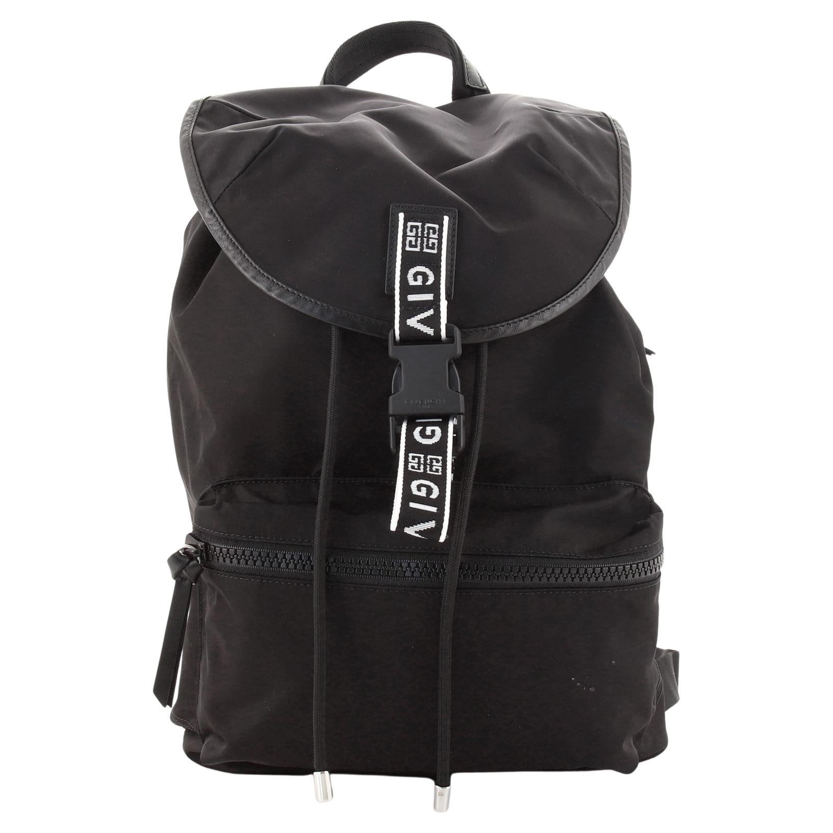Givenchy Classic Backpack Rubber-Effect Faux Leather Small at 1stDibs