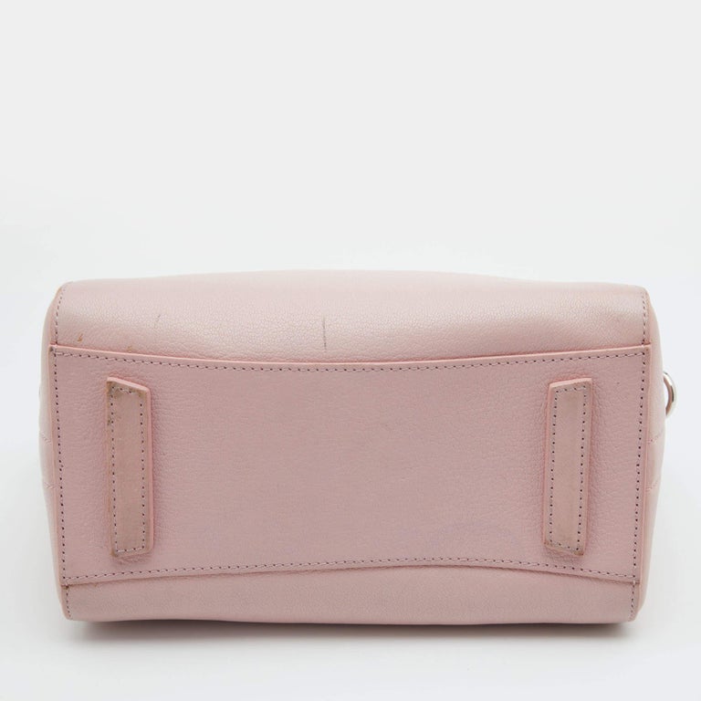 Givenchy Light Pink Leather Mini Antigona Satchel For Sale at 1stDibs