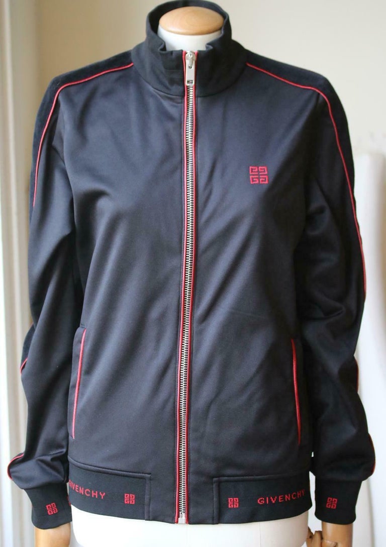 Givenchy Logo Embroidered Track Jacket For Sale at 1stDibs | givenchy ...