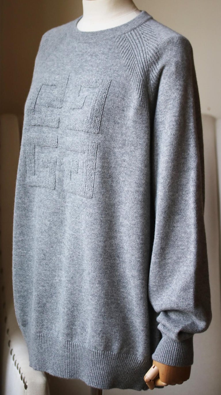 Givenchy Logo-Jacquard Cashmere Sweater at 1stDibs