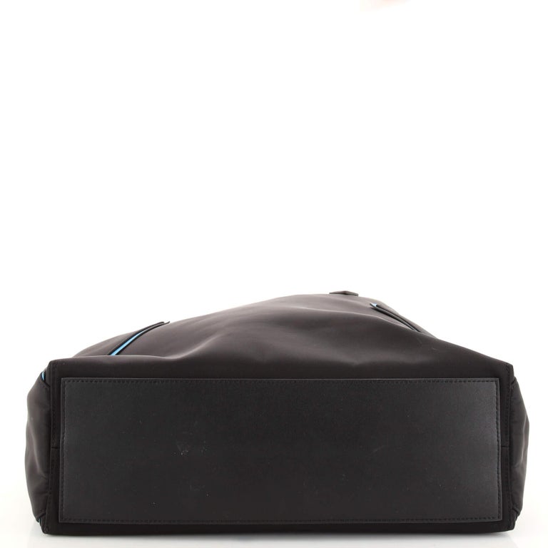 Givenchy Logo Shopper Tote Nylon with Leather Medium For Sale at 1stDibs