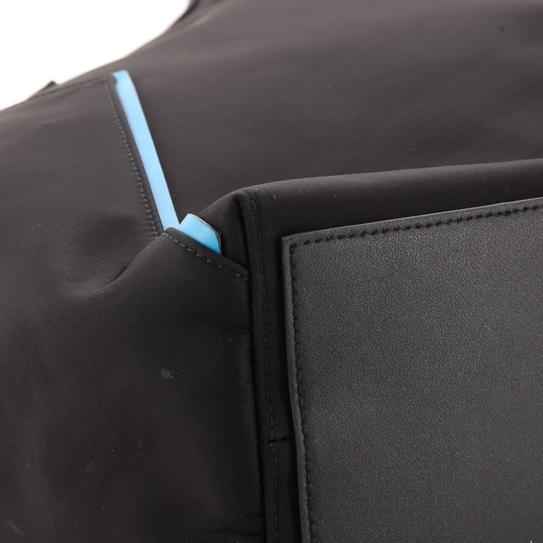 Givenchy Logo Shopper Tote Nylon with Leather Medium For Sale at 1stDibs