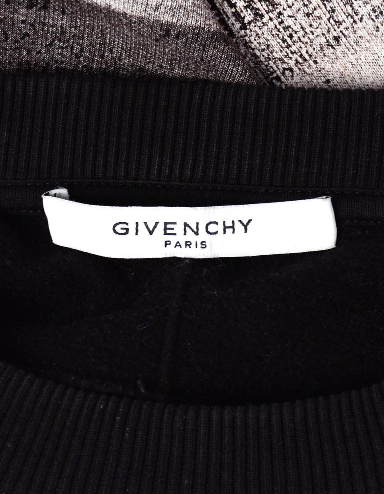 Givenchy Men's Cotton Star Sweatshirt sz Medium For Sale at 1stDibs ...