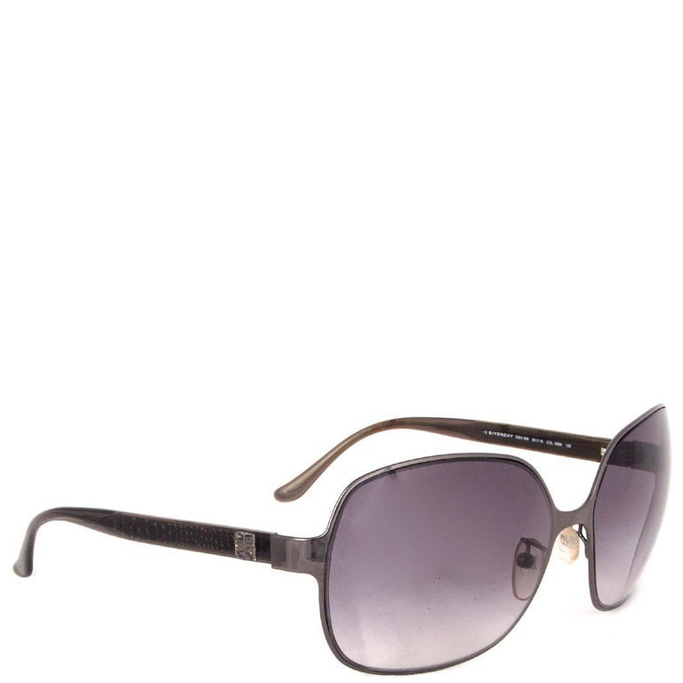 GIVENCHY metal SGV 355 Sunglasses gradient Lens For Sale at 1stDibs