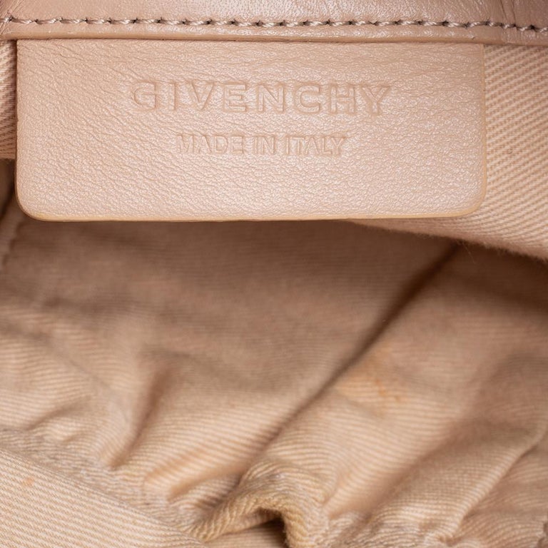 Givenchy Metallic Gold Leather Mini Nightingale Bag at 1stDibs