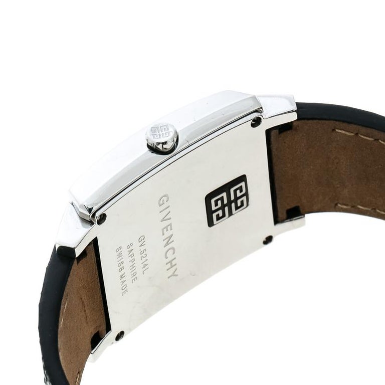 Givenchy Mother of Pearl Stainless Steel Diamonds GV5214L Women ...