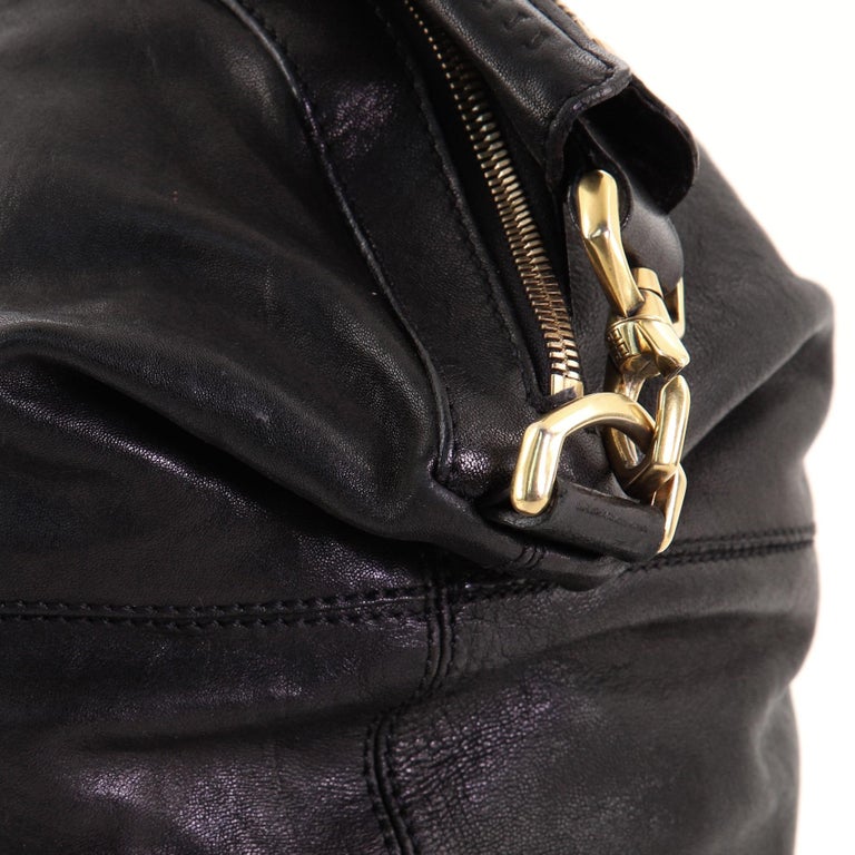 Givenchy Nightingale Satchel Embossed Leather Large at 1stDibs
