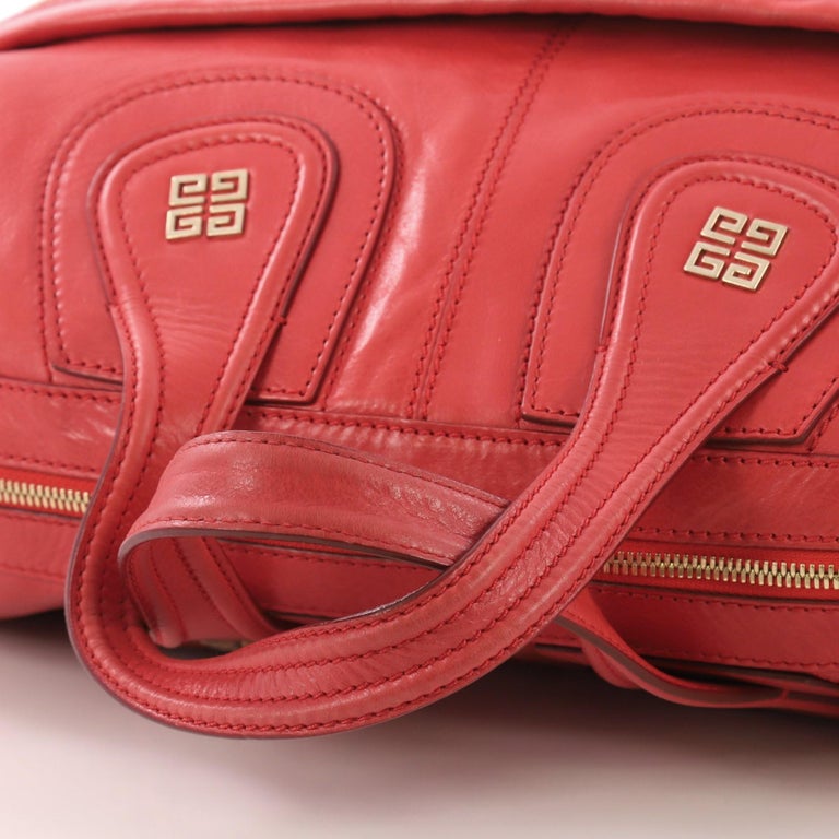 Givenchy Nightingale Satchel Leather Medium at 1stDibs | givenchy nightingale red