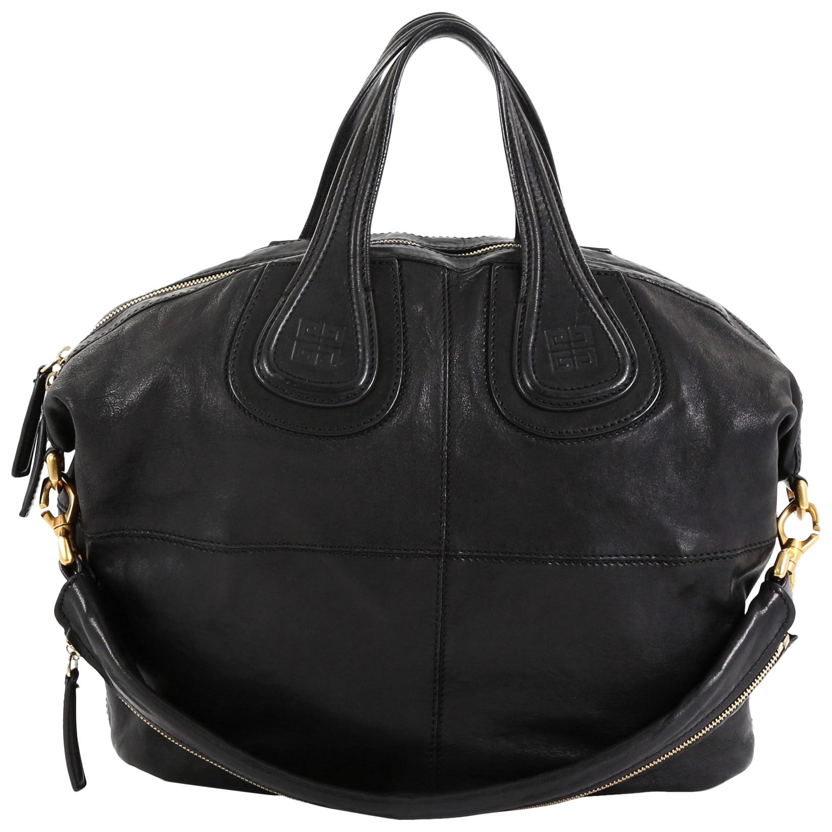 Givenchy Nightingale Satchel Leather Medium at 1stDibs | givenchy antigona