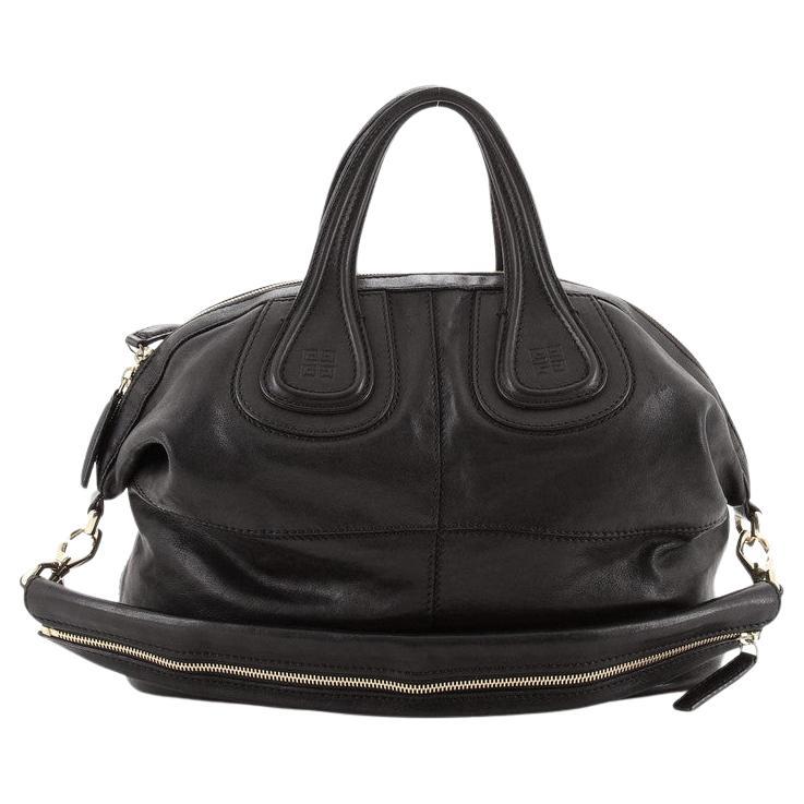 Givenchy Nightingale Satchel Leather and Crocodile Embossed Medium at 1stDibs