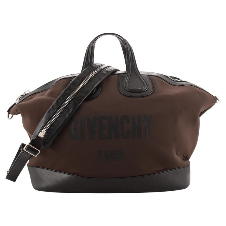 Givenchy Nightingale Satchel Nylon and Leather Large For Sale at 1stDibs