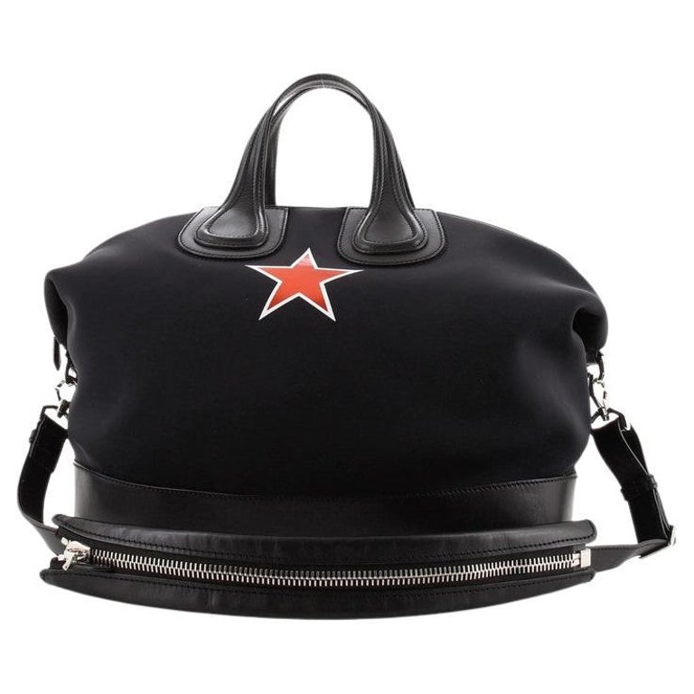 Givenchy Nightingale Satchel Printed Neoprene with Leather XL at 1stDibs