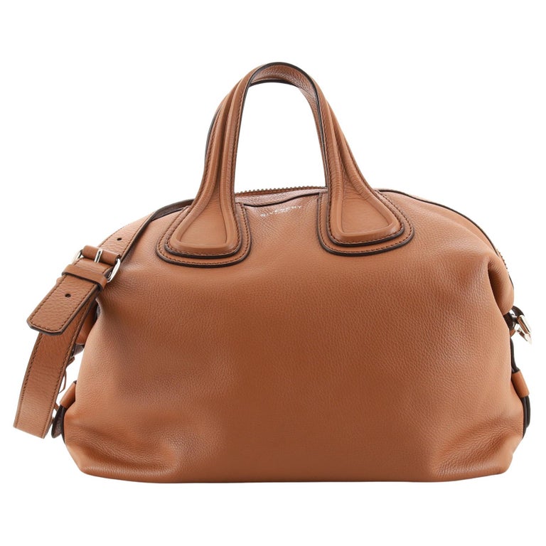 Givenchy Nightingale Satchel Waxed Leather Medium at 1stDibs