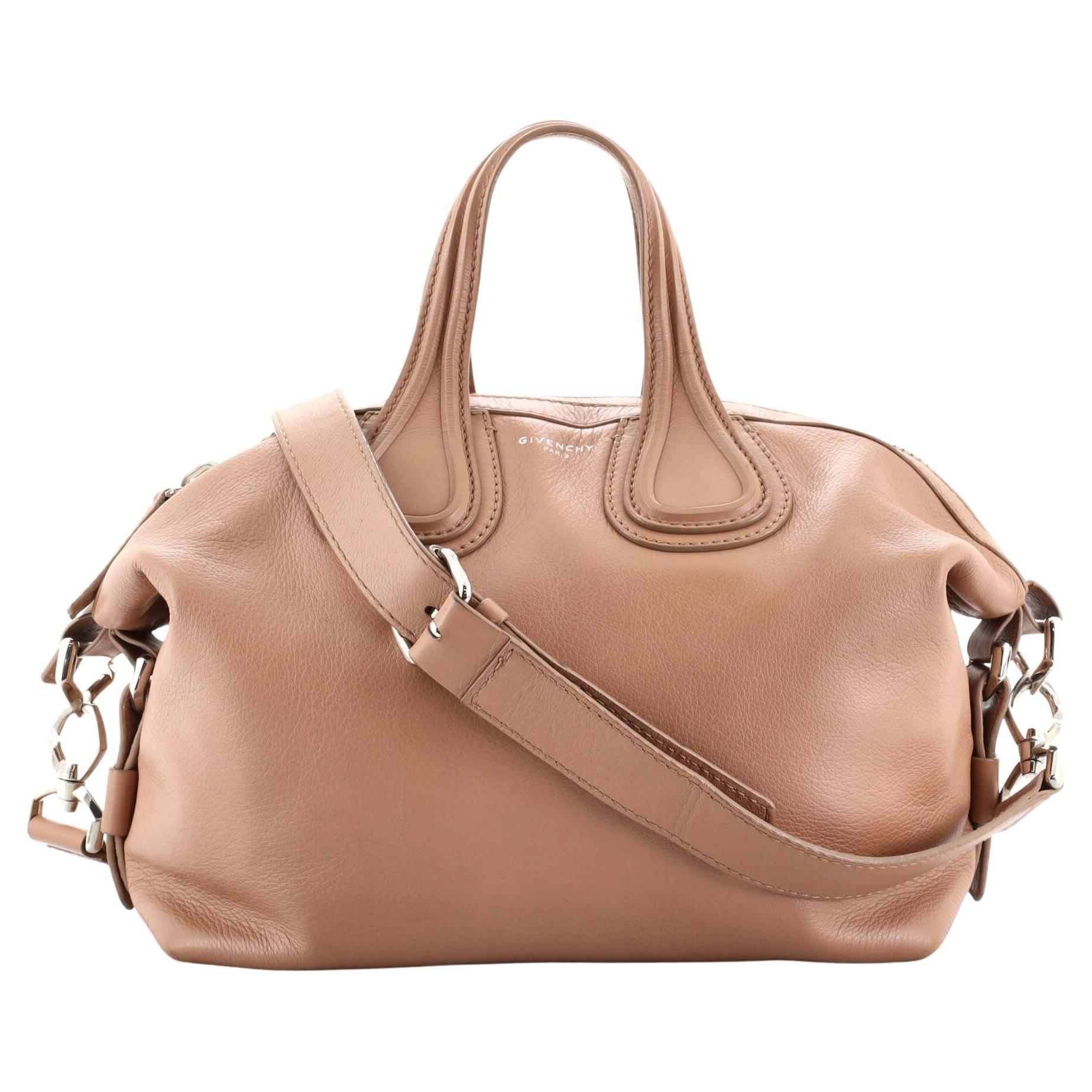 Givenchy Nightingale Satchel Waxed Leather Small at 1stDibs