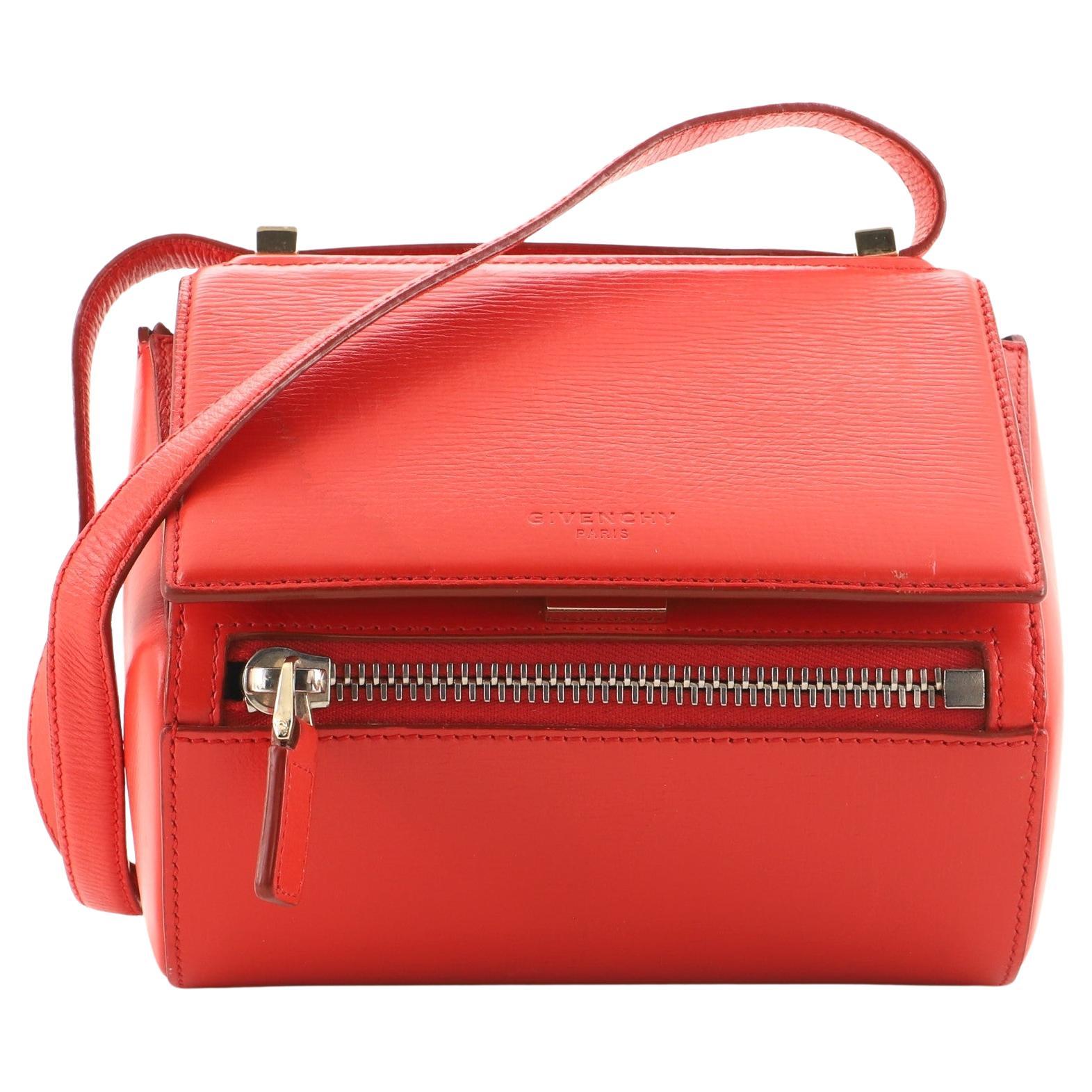 Givenchy Chain Pandora Box Bag Leather Micro at 1stDibs