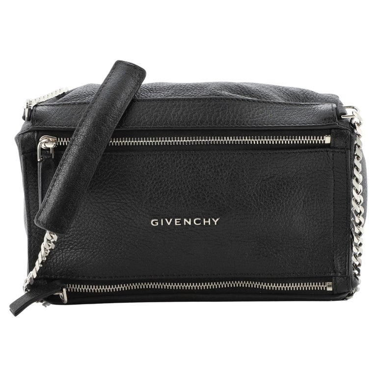 Givenchy Pandora Chain Bag Leather Mini For Sale at 1stDibs