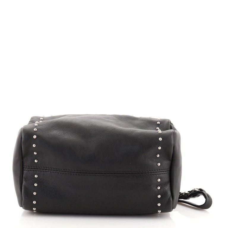 Givenchy Pandora Wristlet Clutch Studded Leather at 1stDibs