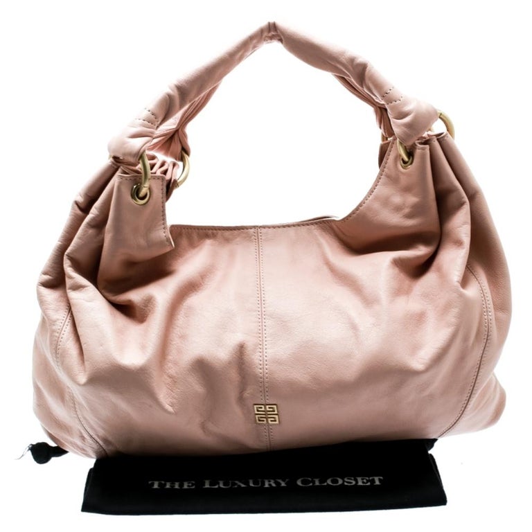 Givenchy Pink Leather Hobo For Sale at 1stDibs