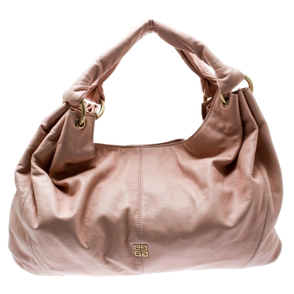 Givenchy Pink Leather Hobo For Sale at 1stDibs