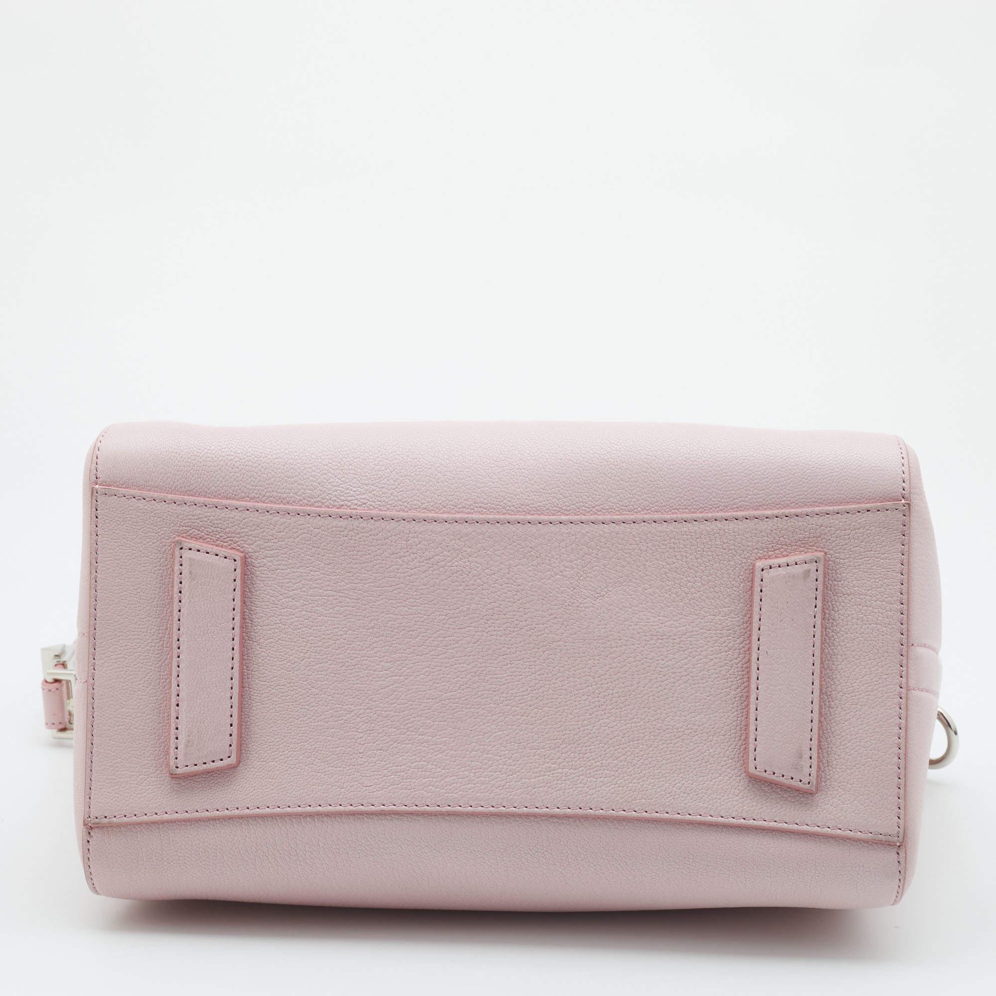Givenchy Pink Leather Small Antigona Satchel For Sale at 1stDibs