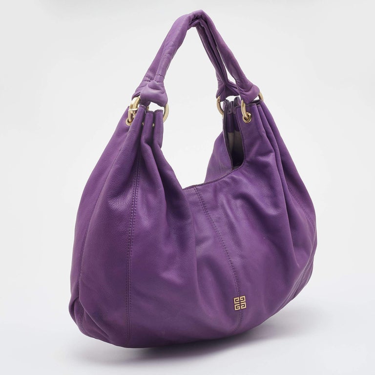 Givenchy Purple Leather Hobo For Sale at 1stDibs