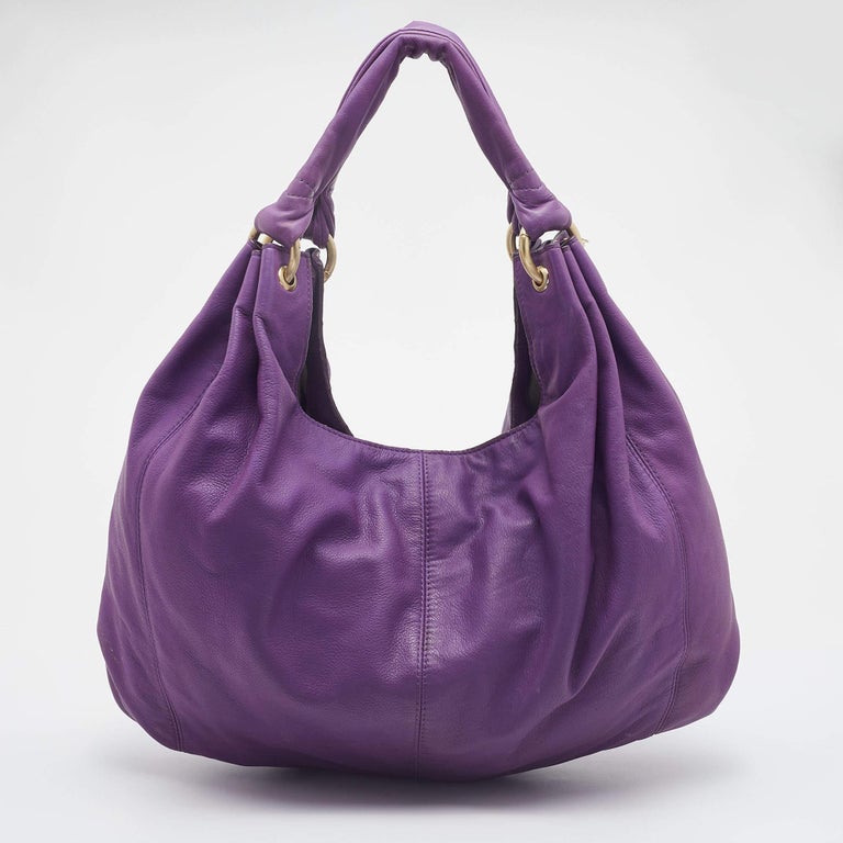 Givenchy Purple Leather Hobo For Sale at 1stDibs