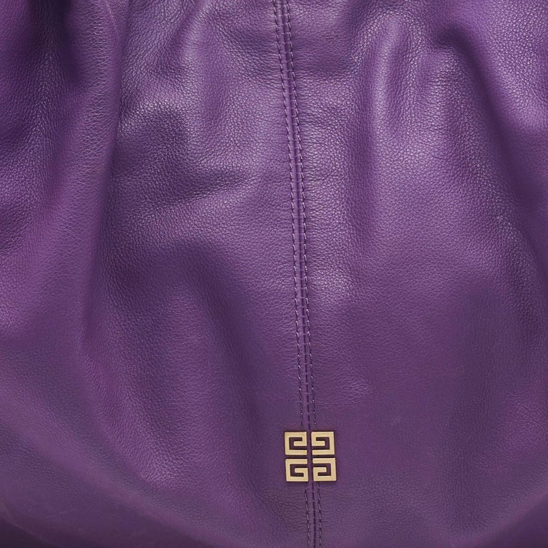 Givenchy Purple Leather Hobo For Sale at 1stDibs