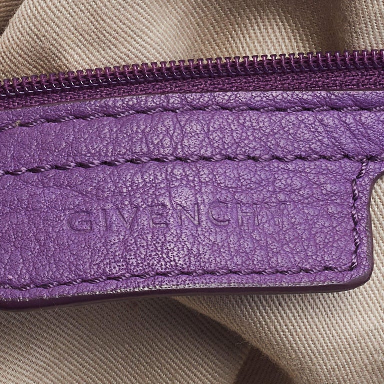 Givenchy Purple Leather Hobo For Sale at 1stDibs