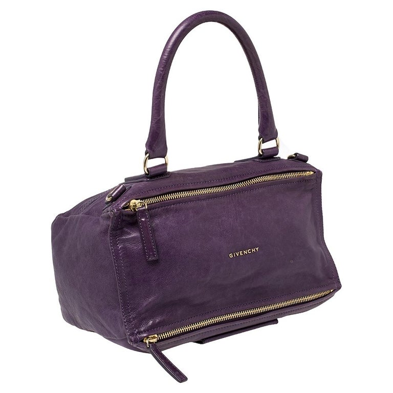 Givenchy Purple Leather Large Pandora Shoulder Bag at 1stDibs ...
