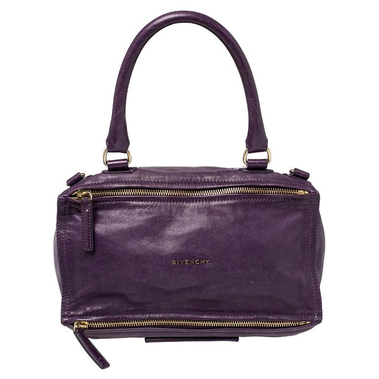 Givenchy Purple Leather Large Pandora Shoulder Bag at 1stDibs ...