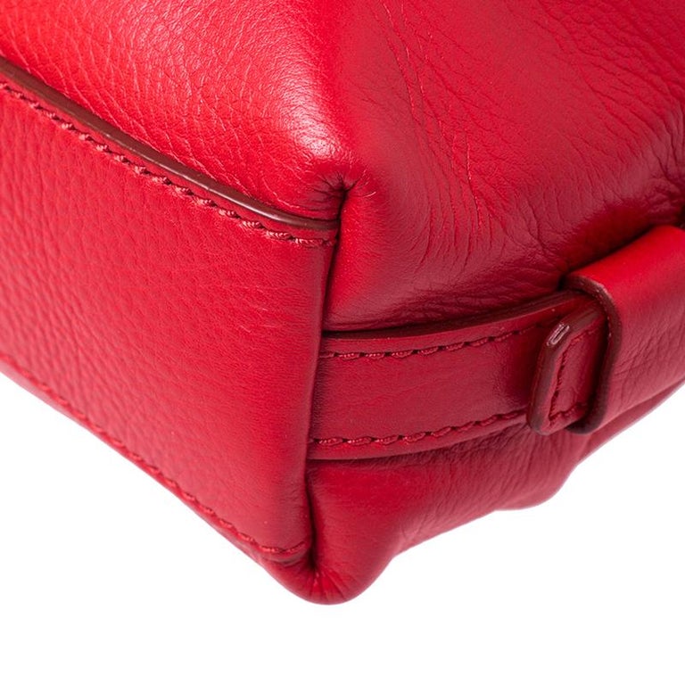Givenchy Red Leather Mini Nightingale Bag For Sale at 1stDibs