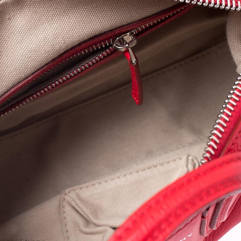 Givenchy Red Leather Mini Nightingale Bag For Sale at 1stDibs