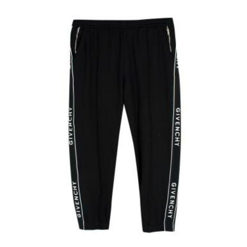 Givenchy Slim Fit Logo Stripe Track Pants For Sale at 1stDibs
