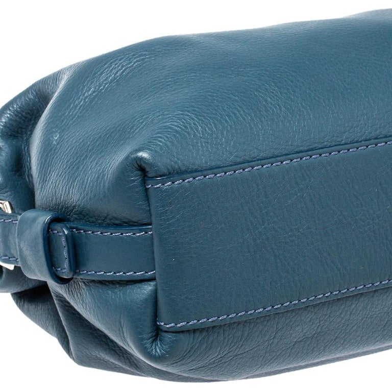 Givenchy Teal Blue Leather Mini Nightingale Bag at 1stDibs