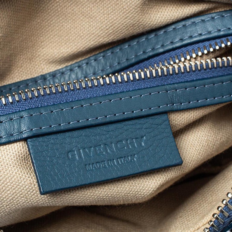 Givenchy Teal Blue Leather Mini Nightingale Bag at 1stDibs